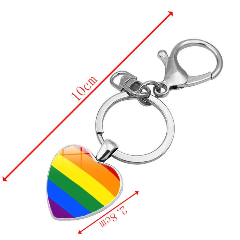 Rainbow LGBT Heart Key Chain Wholesale Factory | JR Fashion Accessories