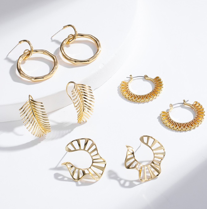 18K Gold Plated Earrings Collection Manufacturer | JR Fashion Accessories