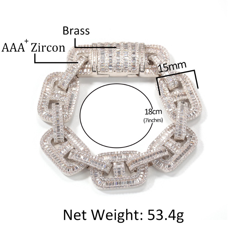 Hip Hop Luxury Bracelet For Men Women