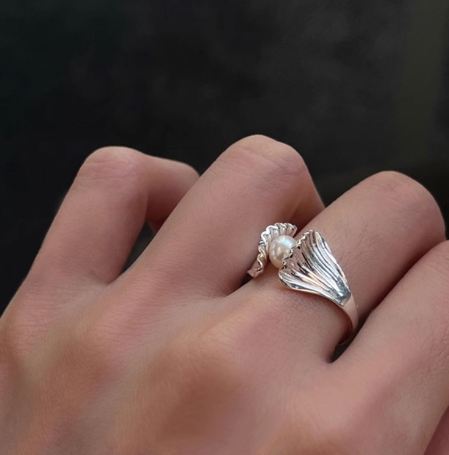 925 Sterling Silver Shell Pearl Ring Factory | JR Fashion Accessories