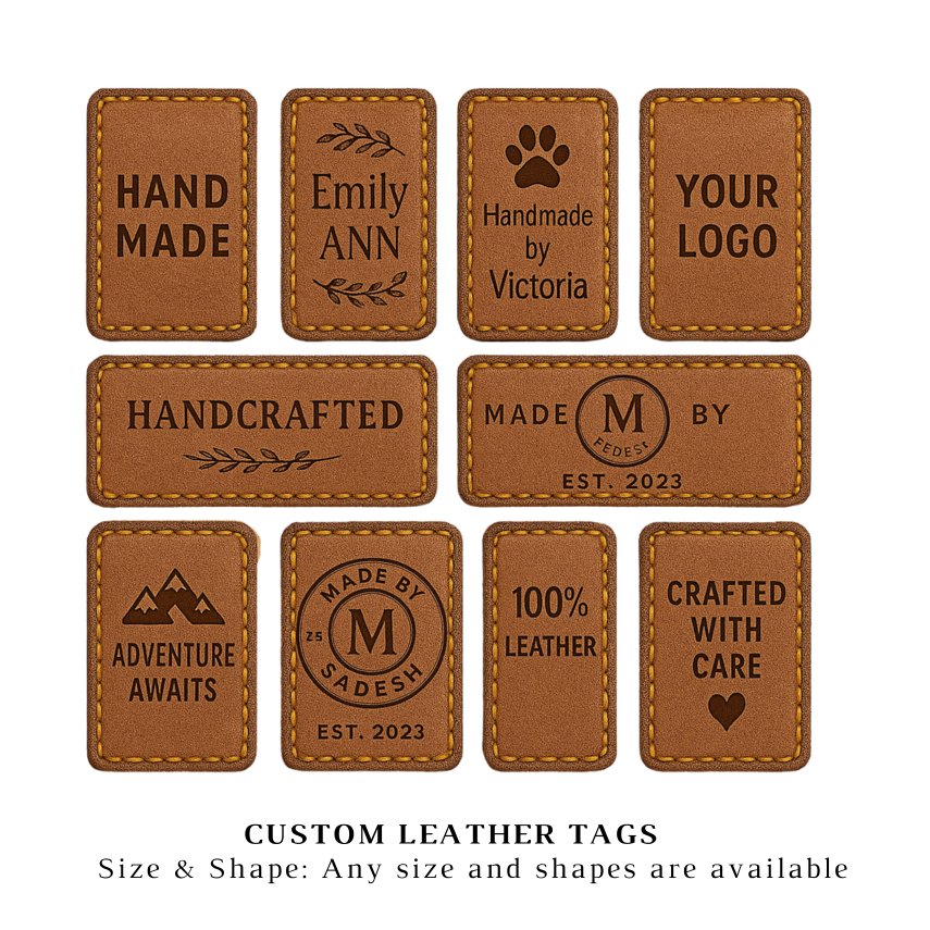 Custom Leather Labels | Premium Branding for Apparel and Accessories