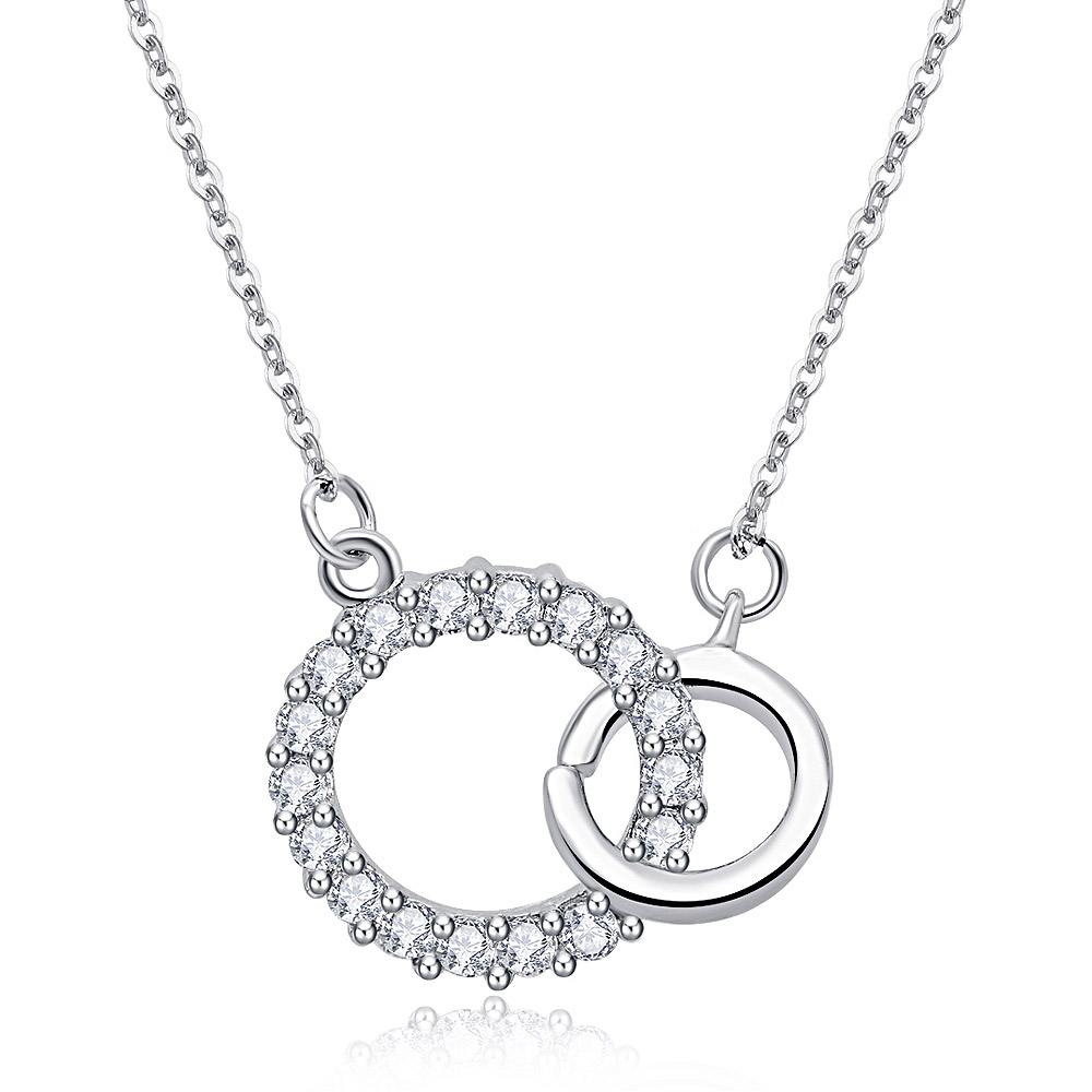 Overlap Circles Necklace Wholesale | JR Fashion Accessories