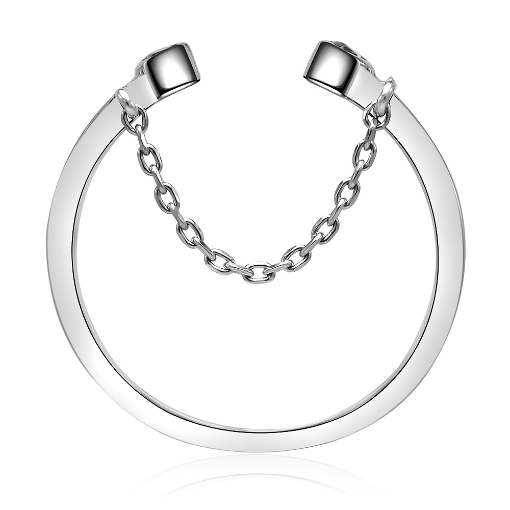 Dangling Chain CZ Ring High quality ring | JR Fashion Accessories